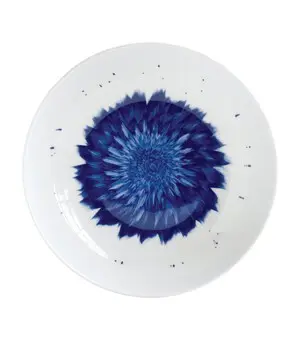 Bernardaud In Bloom Soup Bowl - Blue