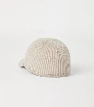 Brunello Cucinelli Cashmere-blend Monili Baseball Cap