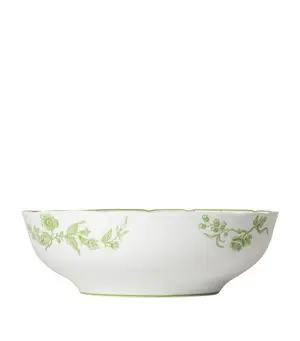 Bernardaud Porcelain Albertine Salad Bowl - Green