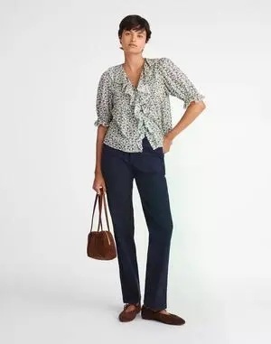Madewell Utility Straight-leg Trousers - Midnight Navy