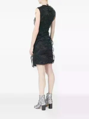 MAISON MARGIELA Gathered Organza Dress