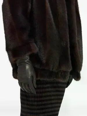 MAISON MARGIELA Long Length Leather Gloves