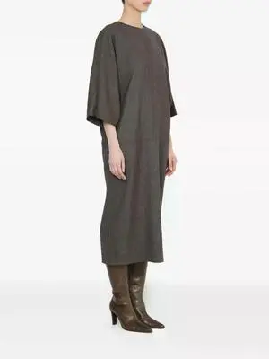 MAISON MARGIELA Textured Midi Dress - Grey