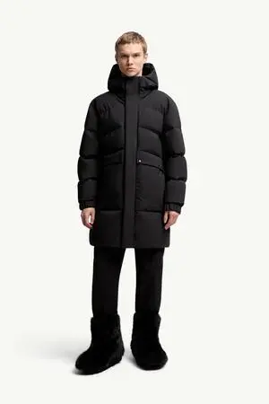 Moncler Avioth Hooded Long Down Jacket