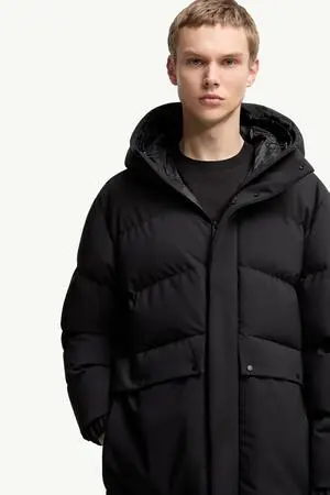Moncler Avioth Hooded Long Down Jacket