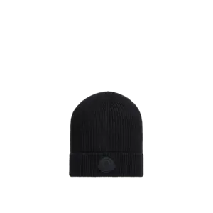 Moncler Wool Beanie - Black