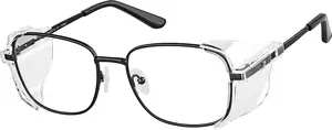Zenni Square Full Rim Eyeglasses - Black