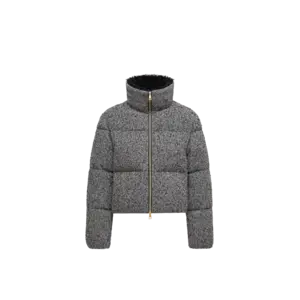 Moncler Brezesse Wool Bouclé Short Down Jacket