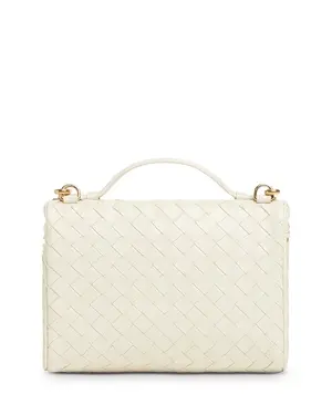 Bottega Veneta Small Soft Vanity Case - Sea Salt/muse Brass