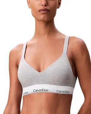 Calvin Klein Icon Lift Bralette - Grey Heather