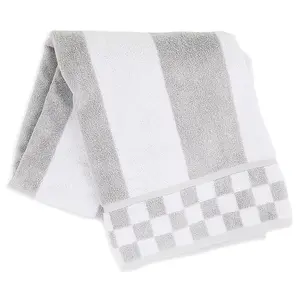 MACKENZIE-CHILDS Stripe Bath Towel - Sterling Stripe