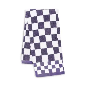 MACKENZIE-CHILDS Check Hand Towel - Plum Check