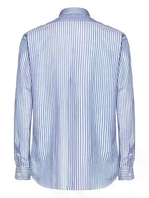 FRANZESE COLLECTION Spread-collar Striped Shirt