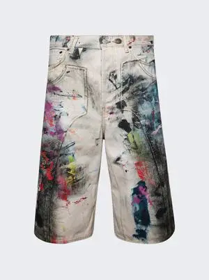 Acne Studios Grafitti Print Shorts