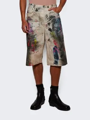 Acne Studios Grafitti Print Shorts
