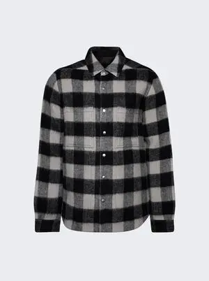 Rick Owens Outershirt Rosewood Plaid