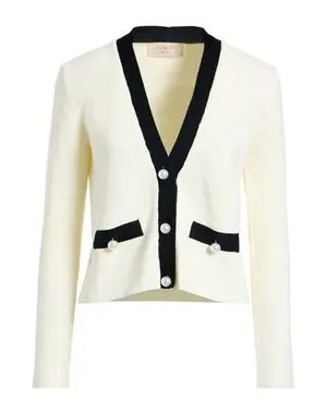 KAOS JEANS Cardigan In Viscose And Polyester - White