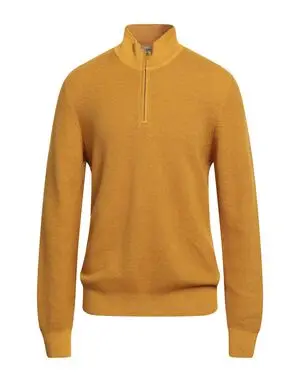 GRAN SASSO Virgin Wool Half-zip Sweater - Yellow