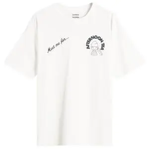 DAMSON MADDER Afternoon Tea T-shirt - White
