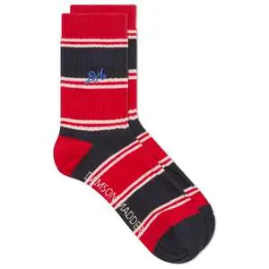 DAMSON MADDER Sporty Calf Socks - Multi