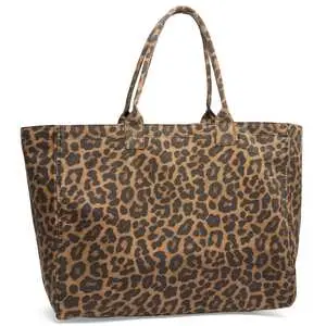 ANINE BING Leo Canvas Tote Bag - Leopard