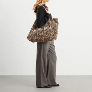 ANINE BING Leo Canvas Tote Bag - Leopard