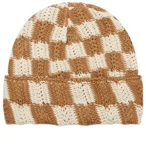 SNDYS. Check Beanie - Chocolate
