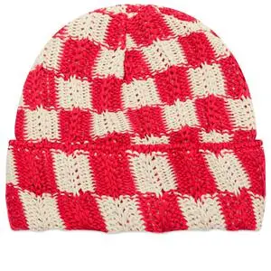 SNDYS Check Beanie - Red