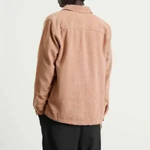 WAX LONDON Whiting Wool Fleck Overshirt - Rust/multi