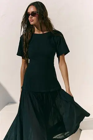 Free People Marcella Midi Dress - Black