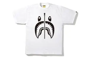 BAPE Bicolor Shark Tee Shirt - White