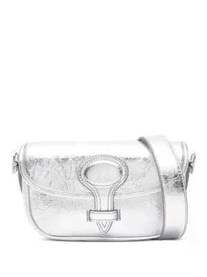Bally Silver Tone Cross Body Bags For Women