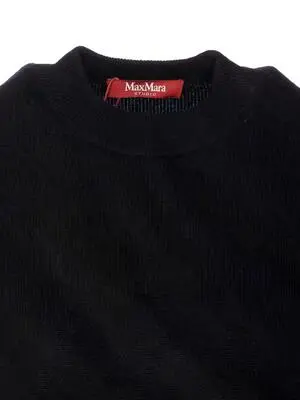 Max Mara Crew-neck Side-split Sweater