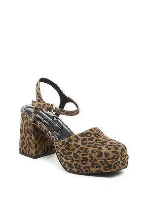 KELSI DAGGER BROOKLYN Edna Mary Jane Heels - Leopard