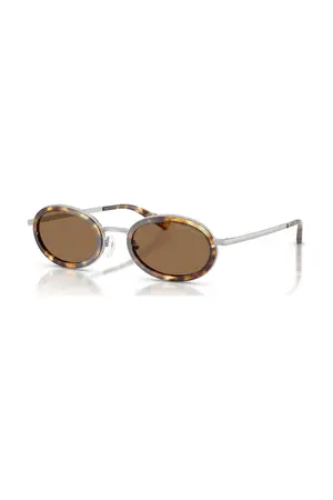 Michael Kors Sunglasses With Oval Tortoise Frame