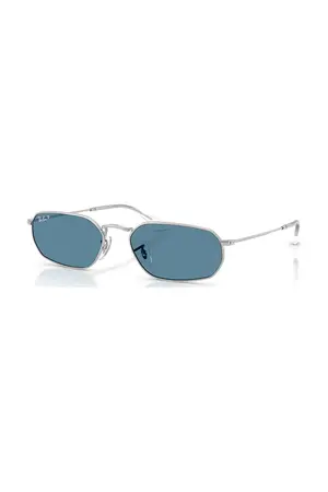 Ray-ban Irregular Sunglasses With Polarized Lenses - Blue
