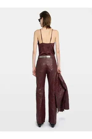 Zadig&Voltaire Evy Crinkled Leather Pants