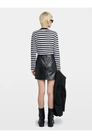 Zadig&Voltaire Striped Long-sleeved T-shirt