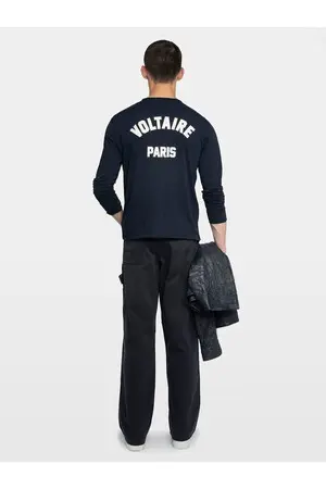 Zadig&Voltaire Monastir Printed Long-sleeved T-shirt