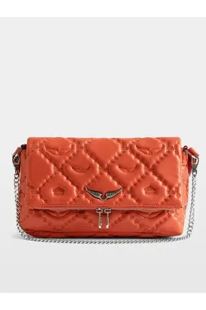 Zadig&Voltaire Rocky Ii Quilted Monogram Bag - Natural