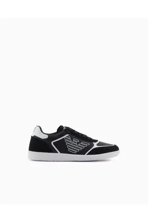 Emporio Armani Heritage Eagle Sneakers - Black
