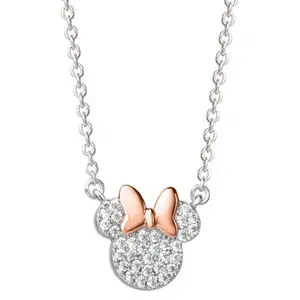 Disney Minnie Mouse Cubic Zirconia Pendant Necklace