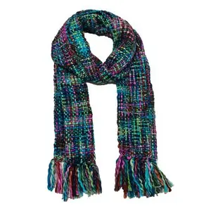 FEELGOODZ Stella Acrylic Multi Colored Winter Scarf - Pacifica