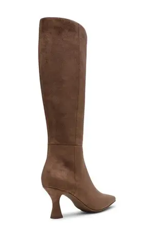 Anne Klein Knee High Stiletto Boots - Taupe