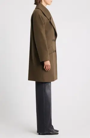HISO Luna Virgin Wool & Cashmere Blend Coat