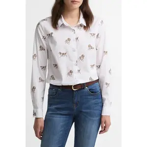 Barbour Brambles Cotton Button-up Shirt - Multi Dog
