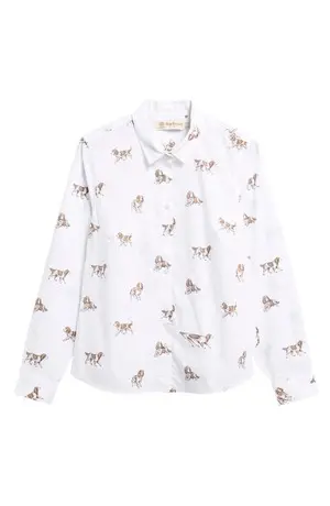Barbour Brambles Cotton Button-up Shirt - Multi Dog