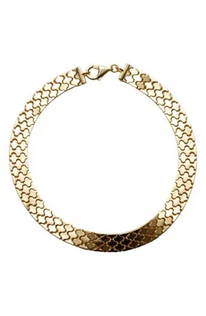 Argento Vivo Stampato Link Bracelet - Gold