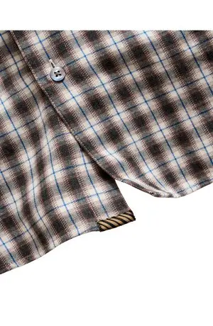 Billy Reid Hutcheson Plaid Cotton Button-up Shirt - Brown Multi