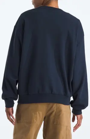 The North Face Oversized Simple Dome Crewneck Sweatshirt - Summit Navy